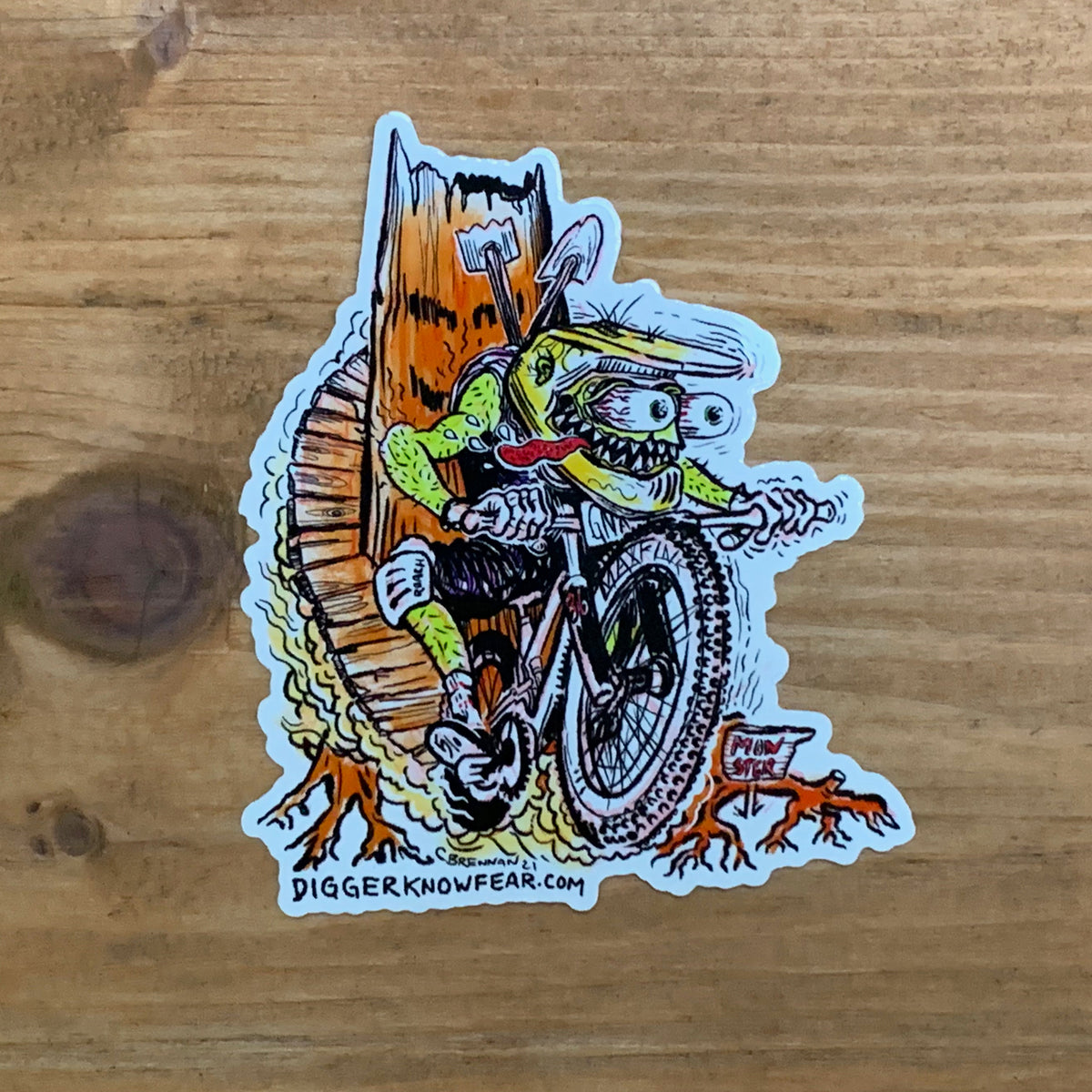 North Shore Bike Fink Sticker – Digger Know Fear